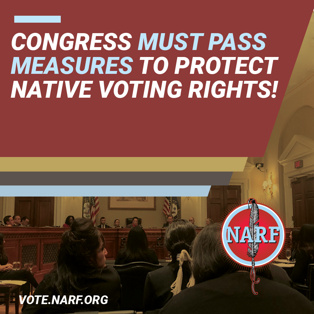 NARF Testifies to US Senate on Native Voting - Native American Rights Fund