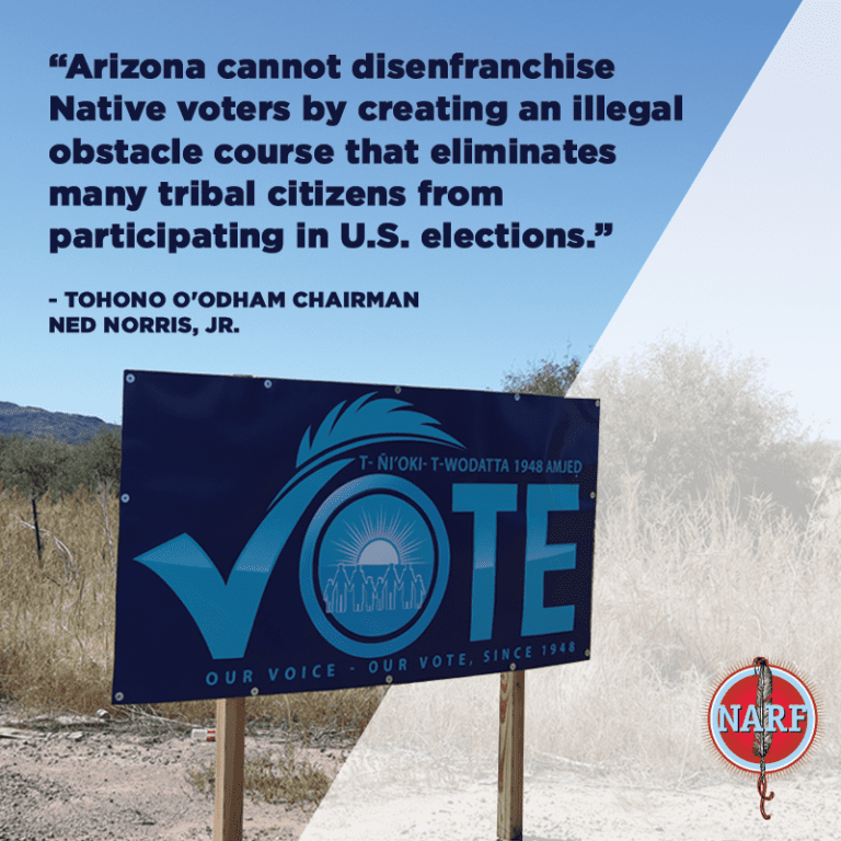 Arizona Voting Rights (Tohono O'odham Nation and Gila River Indian ...