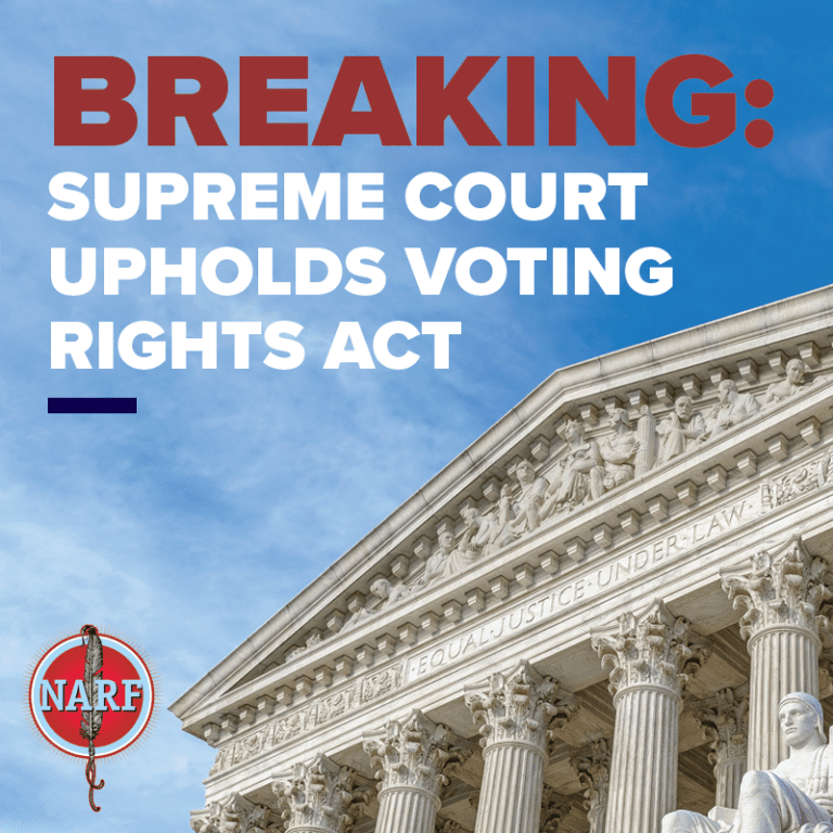 Decision in Allen v. Milligan Protects the Freedom to Vote - Native ...